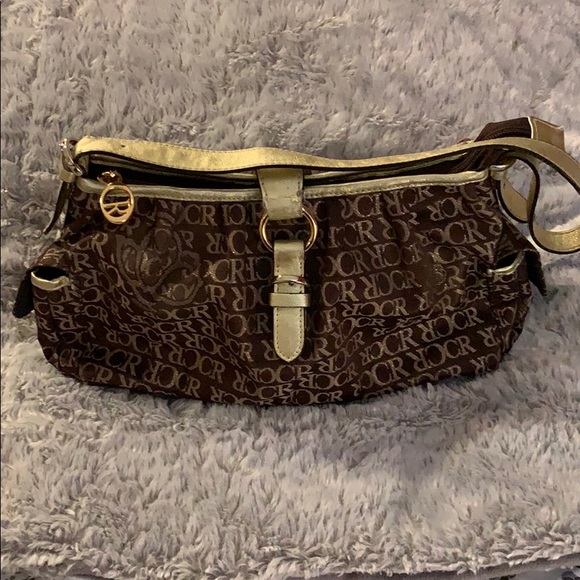 Christian Raguerre | Bags | Christian Raguerre Italy Purse Brown Gold ...